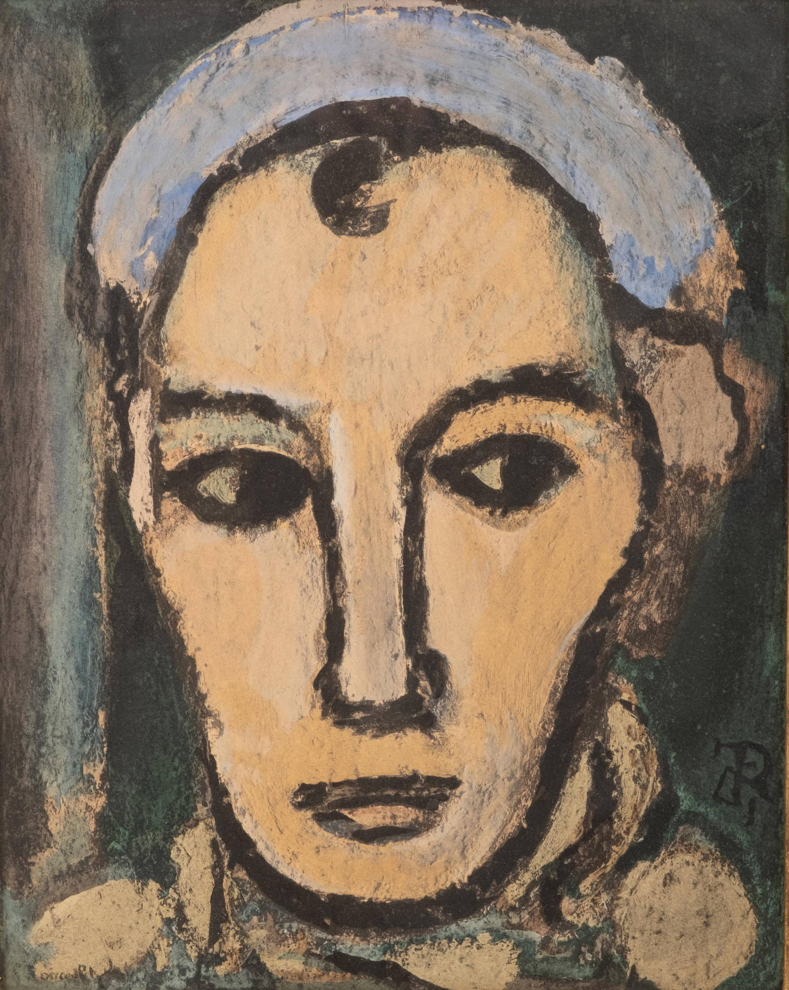 Georges Rouault “the Clown Pamphile" Color Lithograph, Numbered Edition ...