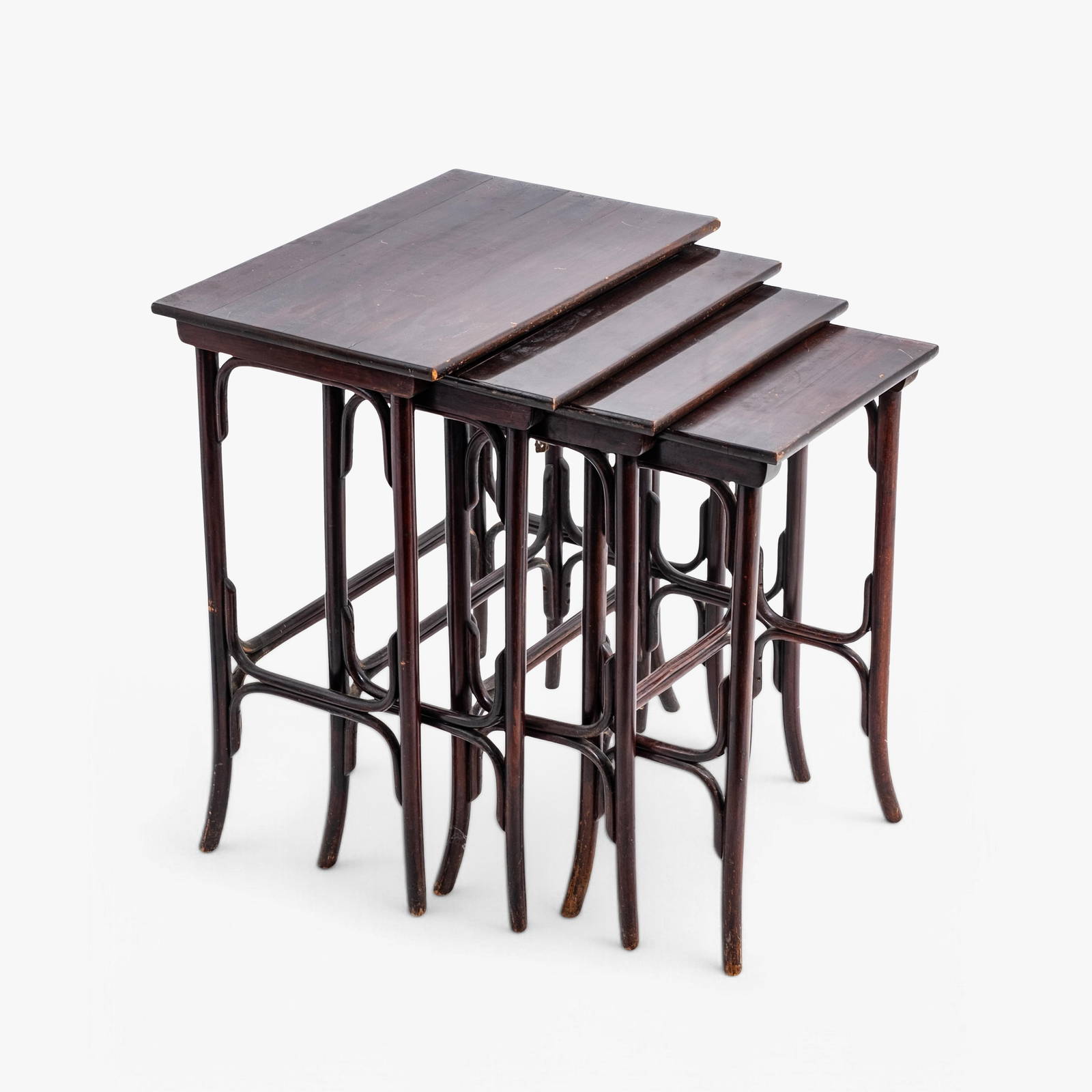 Vienna Secession 4 Bentwood Nesting Tables, Circa 1900 Auction