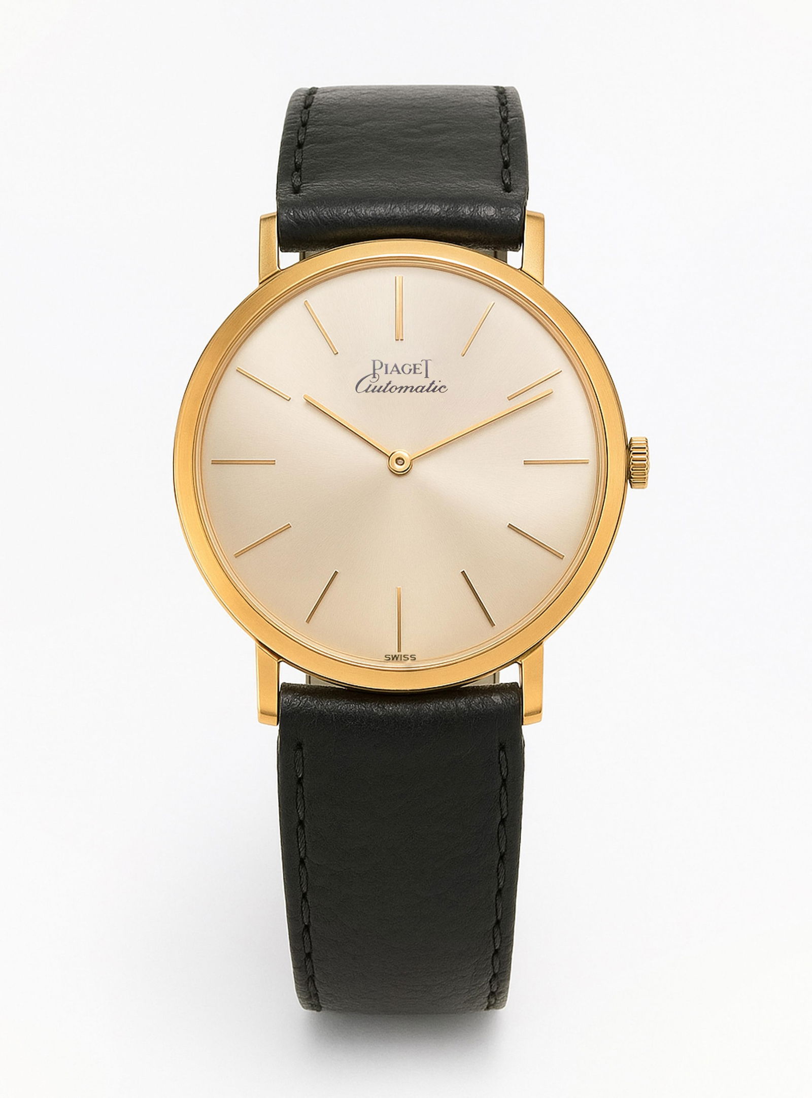 Piaget Men’s 18k Gold The Iconic Ultra-thin Wristwatch, Caliber 12p ...