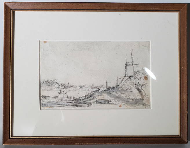 Old Master Drawing of a Dutch Riverscape - Feb 28, 2021 | Artoptima in MA