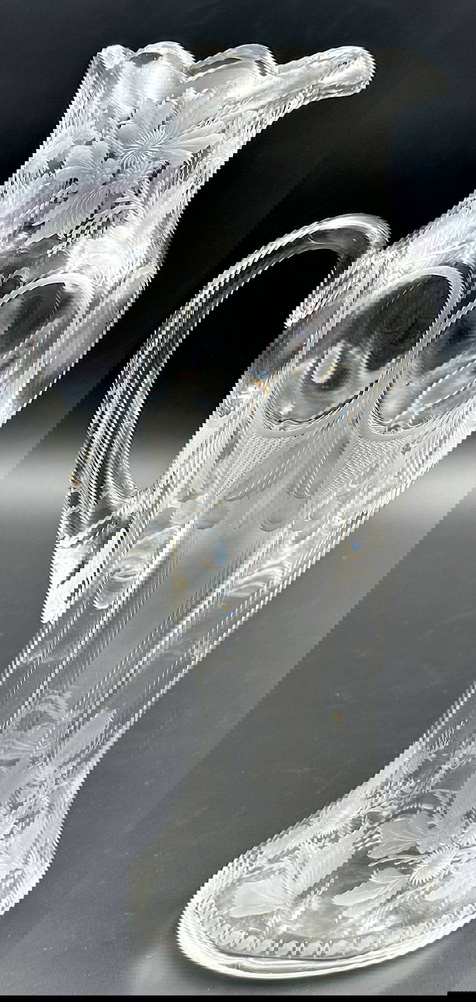 Steuben Cut Glass & Engraved Pitcher Auction