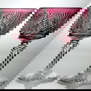 American Brilliant Cut Glass Rare Libbey Columbia Jug Auction