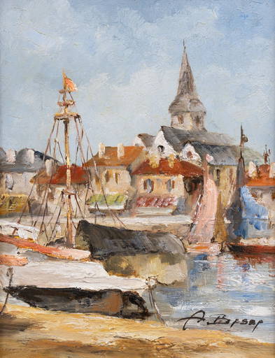 Andre Besse "st. Gilles Harbour, Bretgne"