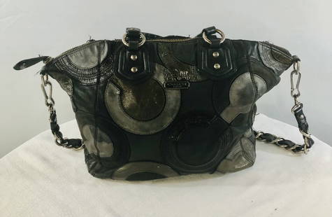 Black Coach Limited Edition Vintage Shoulder Bag