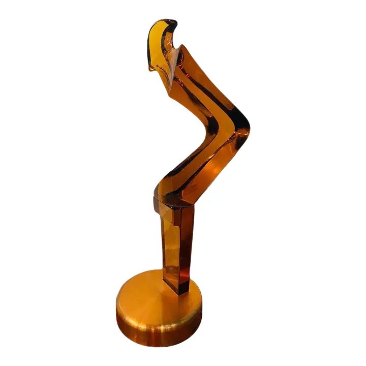 1970s Rare Murano Art Glass Sculpture By Maestro Loredano Rosin