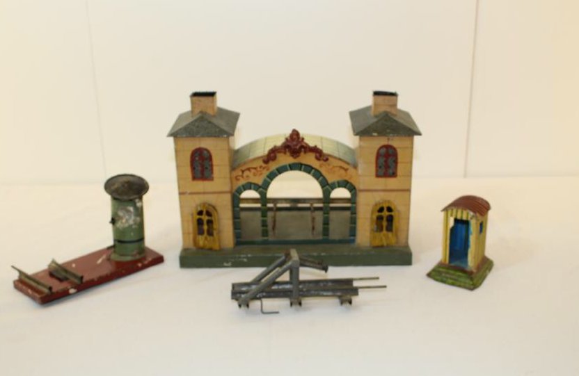 Pre War Bing Train Station Bell And Signal Hut