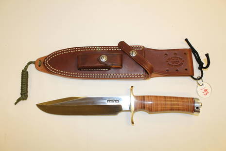 Randall Made Stainless Model 14 Attack Knife With