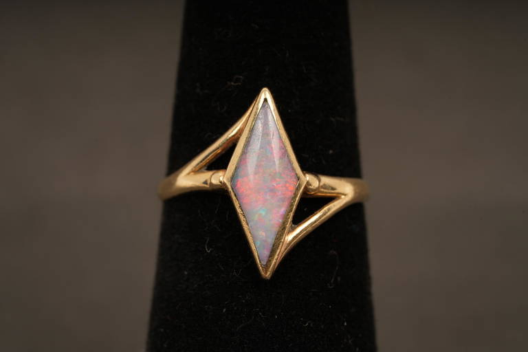 14k Gold Opal Ring
