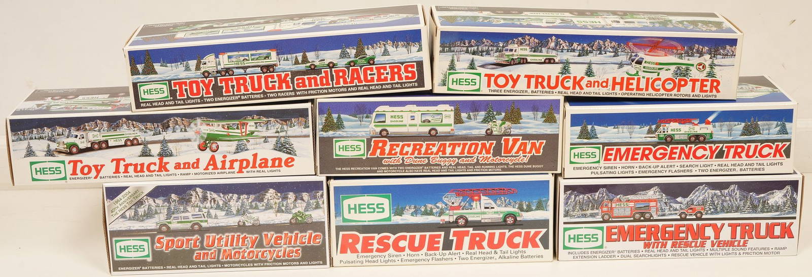 Lot Of 8 Hess Collectibles Auction