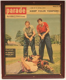 Vintage 1956 Parade Magazine Cover