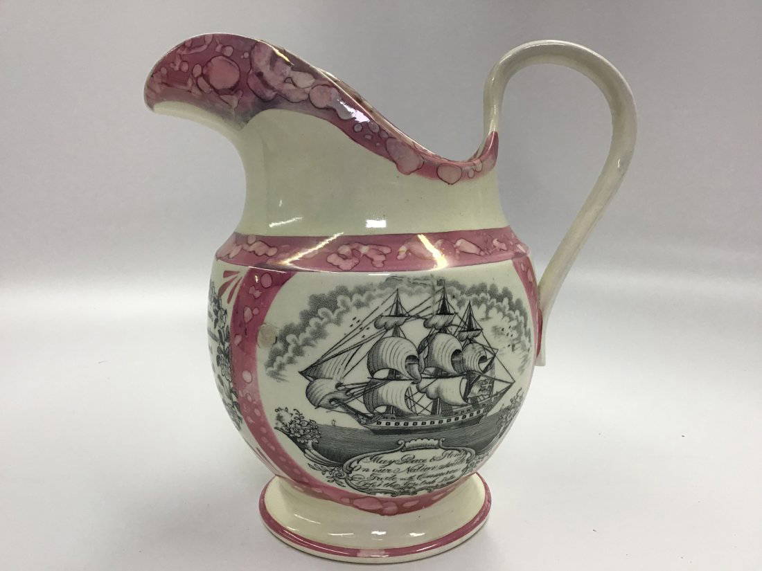 Sunderland Lustre Pitcher Trade And Commerce Auction