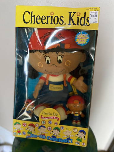 Htf Cheerios Kids Vintage Doll Nib Full Set