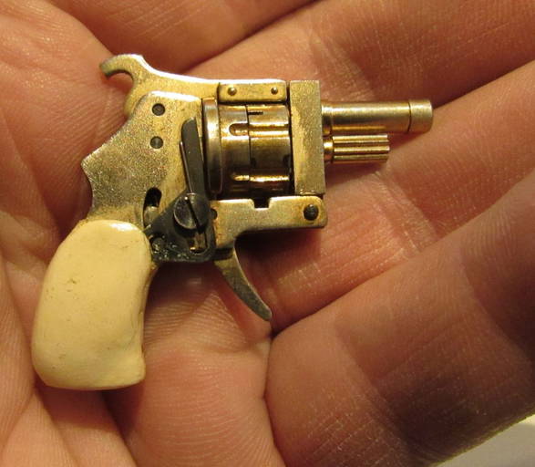 Austrian Miniature Pin Fire Toy Revolver Pistol