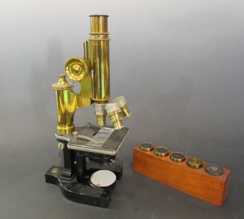 Antique 1897 Bausch Lomb Microscope