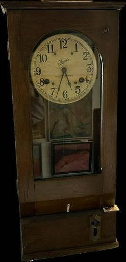 Antique Simplex The Recorded Co. Gardner, Massechusets Time Clock