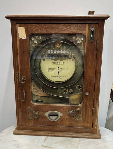 Antique English Regent Trade Stimulator Coin Op Game 1900's - Oct 21 ...