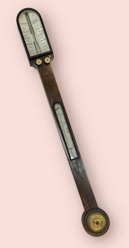 Antique B. Pike & Sons New York Stick Barometer