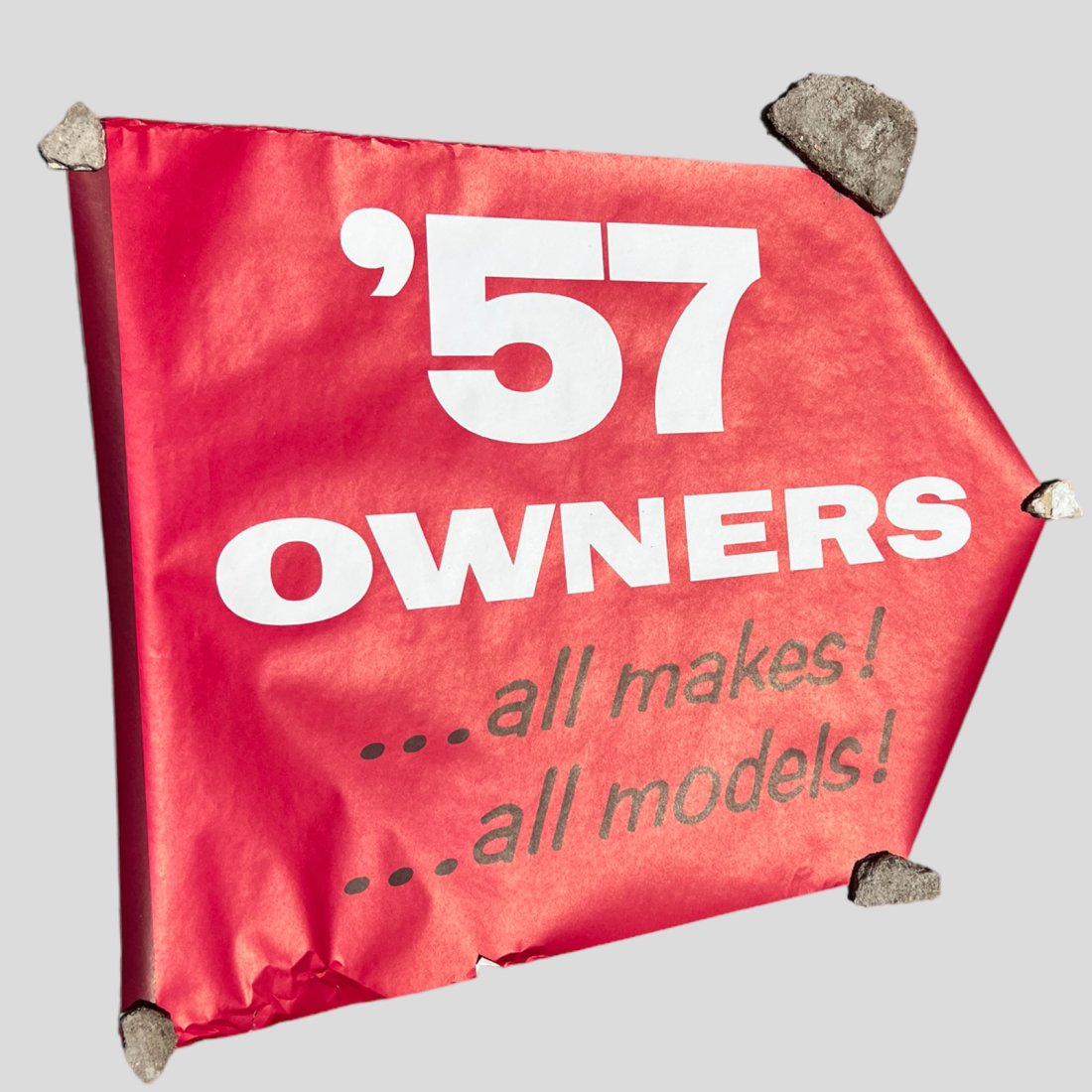 Vintage 1957 Chevrolet '57 Chevy All Makes All Models Car Dealership Poster