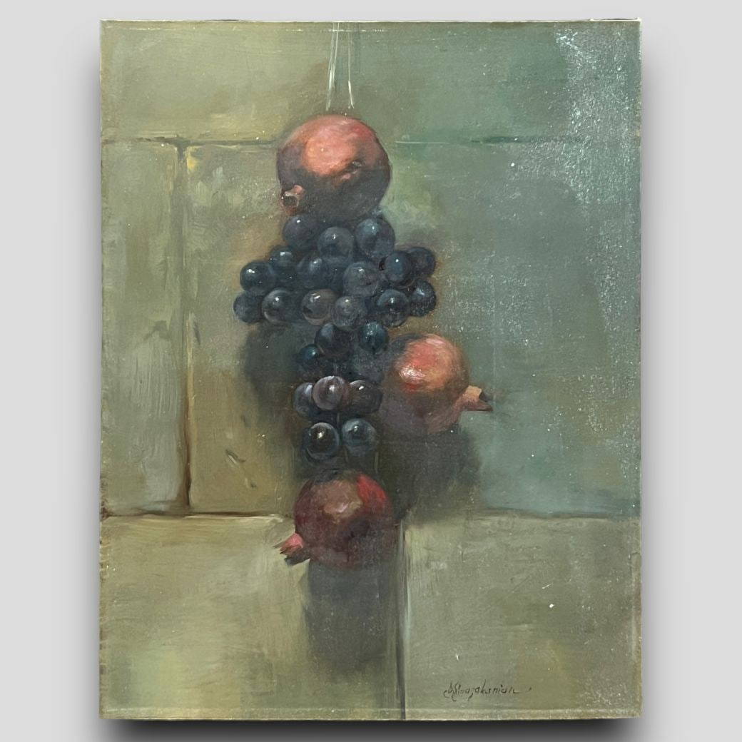 Fruit Still Life Levon Mnazakanian (armenian, 1923-2019) Oil Painting ...