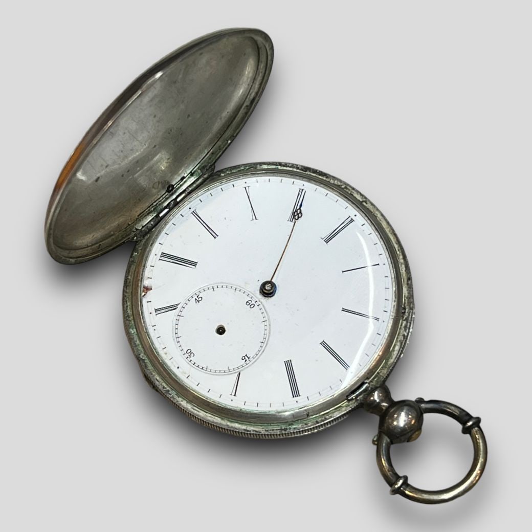 Antique Mathey Perret Locle Pocket Watch