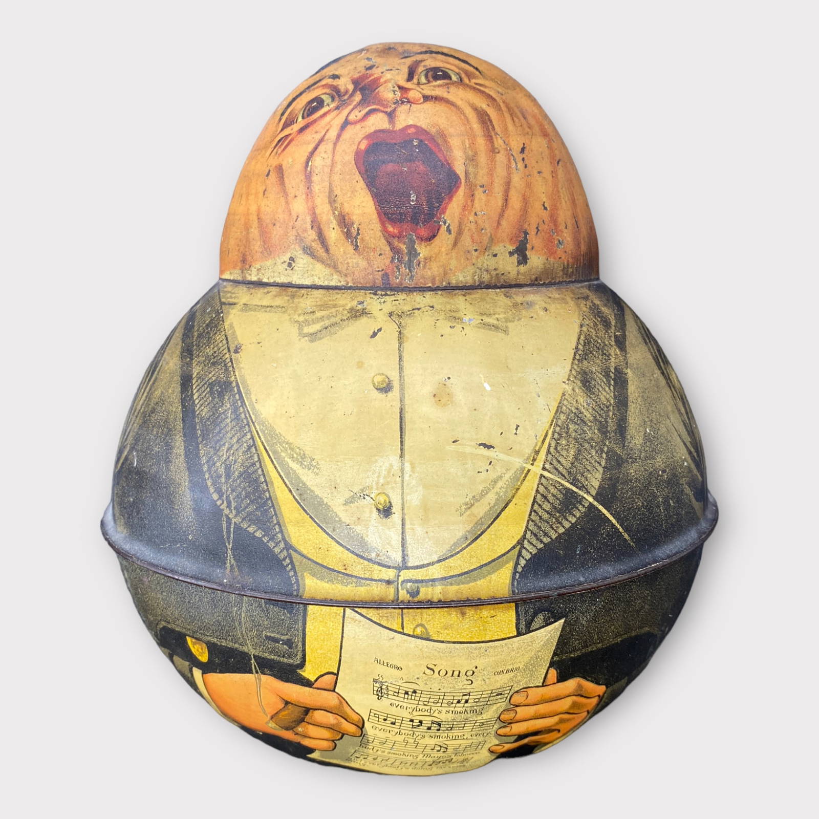 Vintage Mayo's Roly Poly Singer Tobacco Tobacciana 'brownie' Tin ...