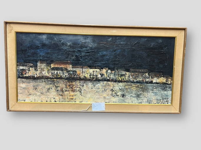 Vance Mitchell (virginia, 21st Century) Arcylic Painting On Canvas