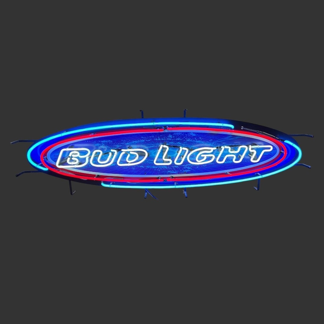 Large Bud Light Neon Surfboard Sign Breweriana Auction