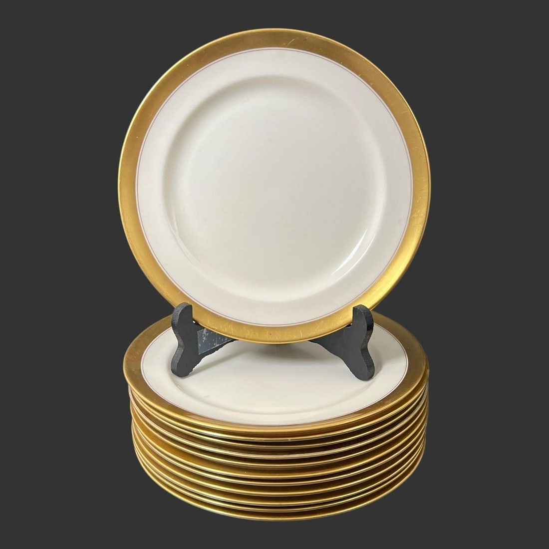 Lot Of 12 Lenox Tiffany & Co. Lunch Plates Auction