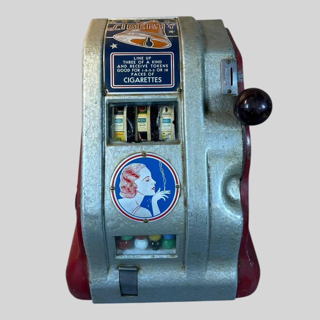 Liberty Bell Groetchen Cigarette Slot Machine Auction