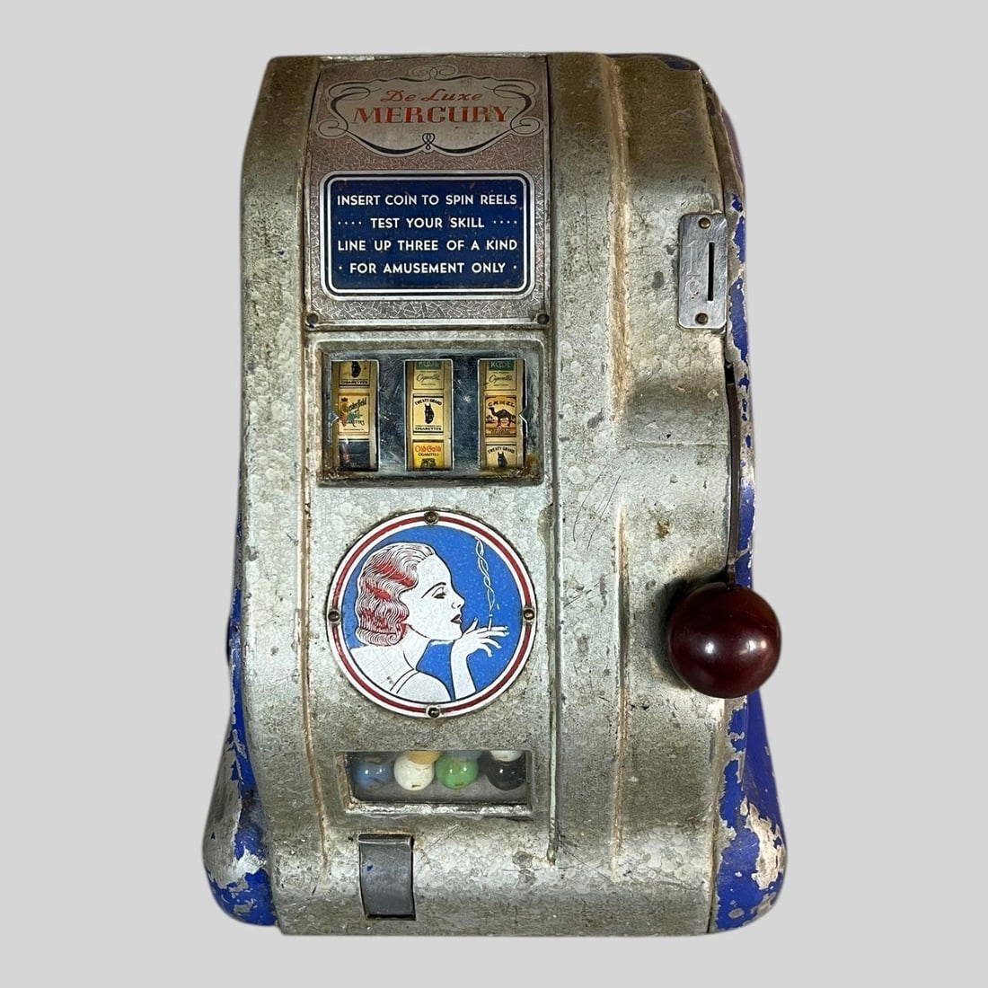 Groetchen Deluxe Mercury Gum Slot Machine W/key Auction