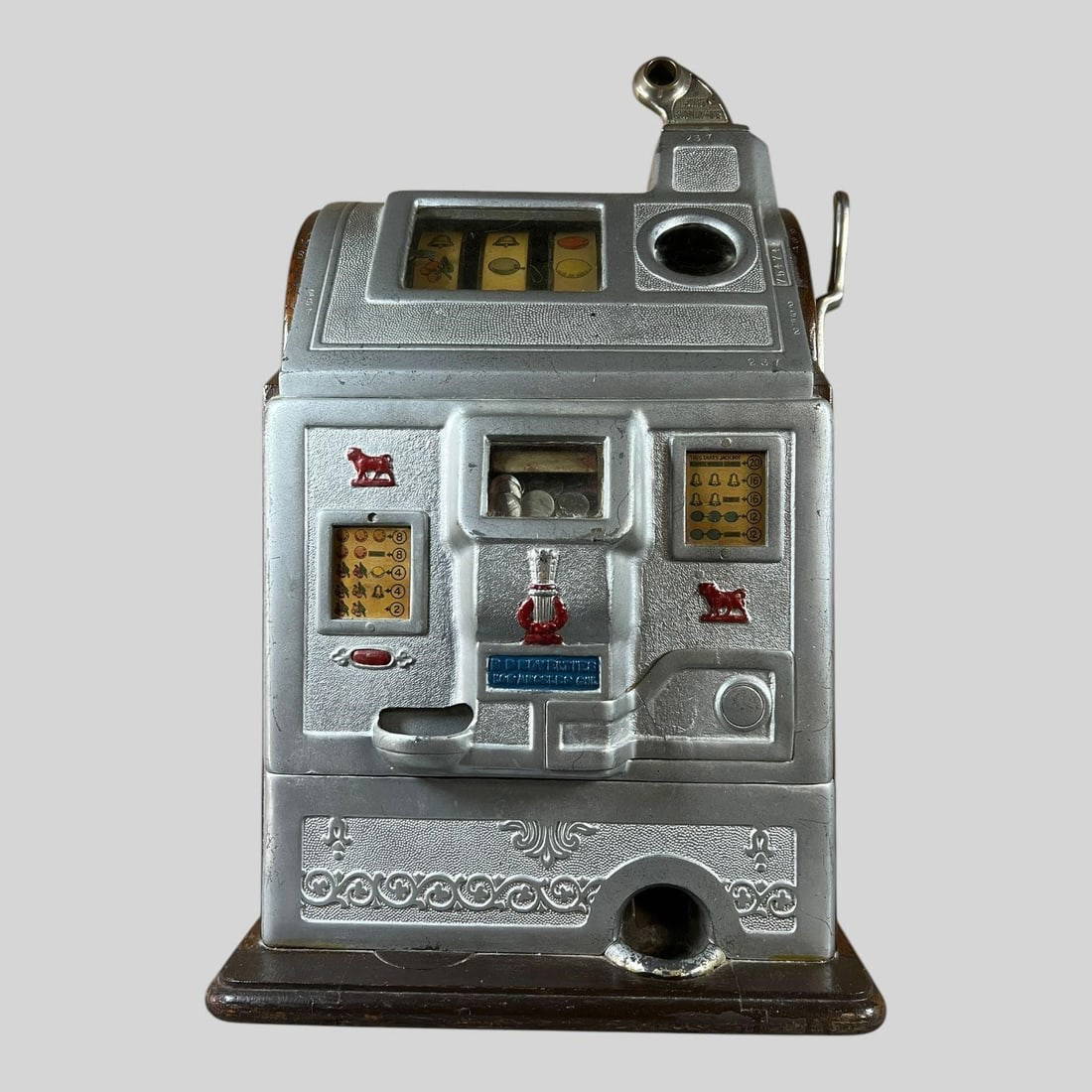 Jennings Rockola Coin Op Slot Machine W/key Auction