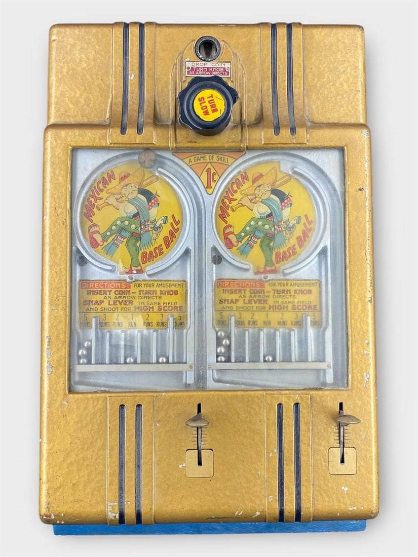 1-cent Daval Mexican Baseball Arcade Machine Auction