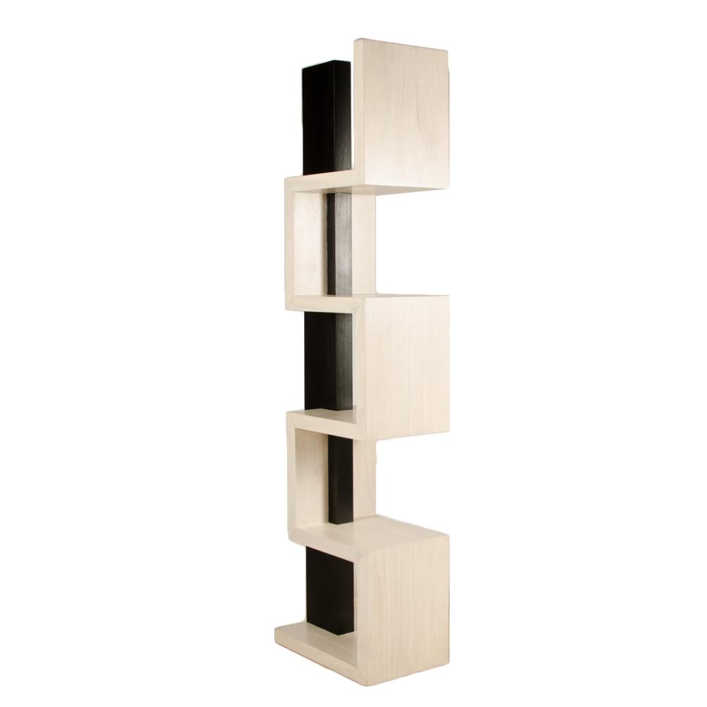 Solid Mindi Wood Bookcase