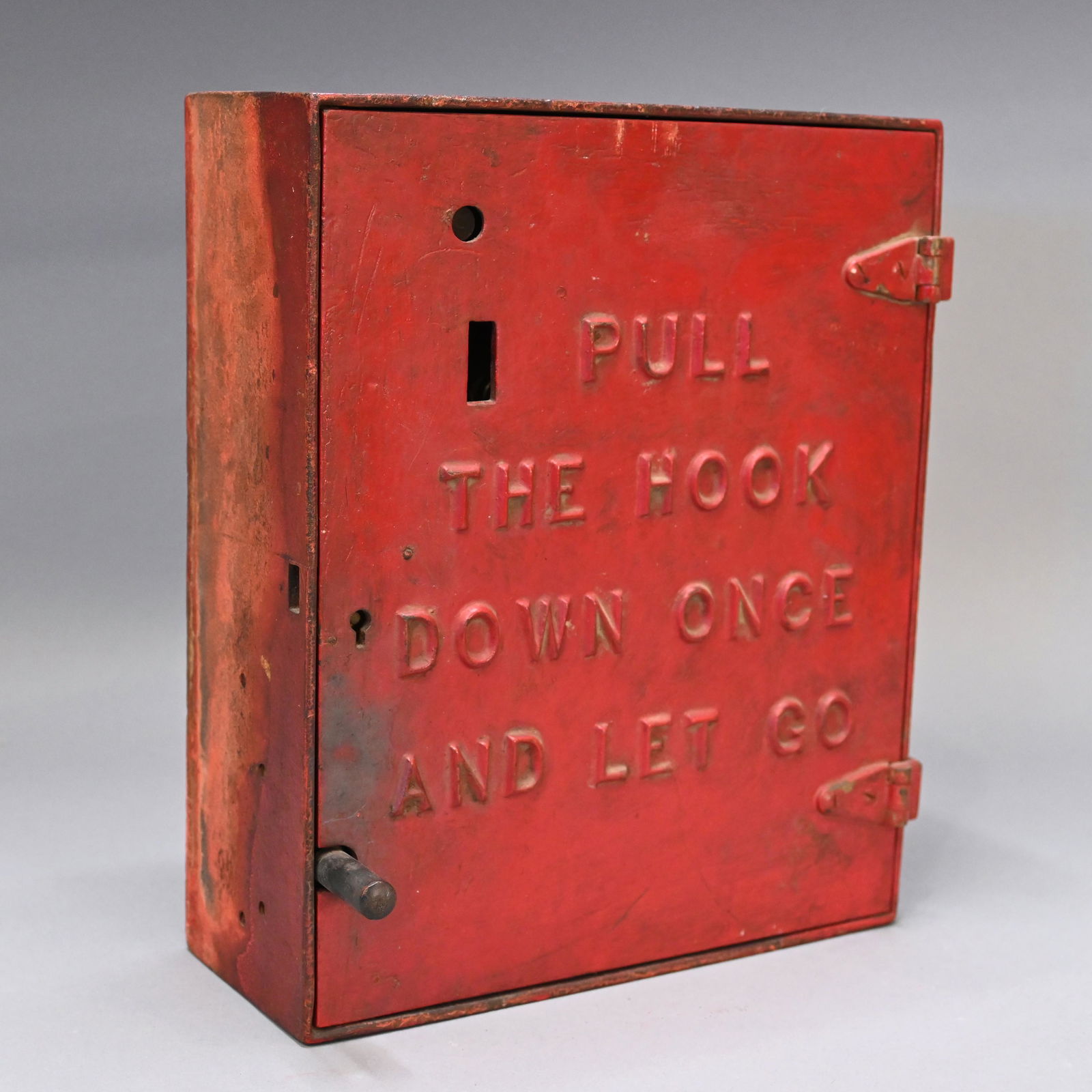 Cast Iron Moses Crane Fire Alarm Box