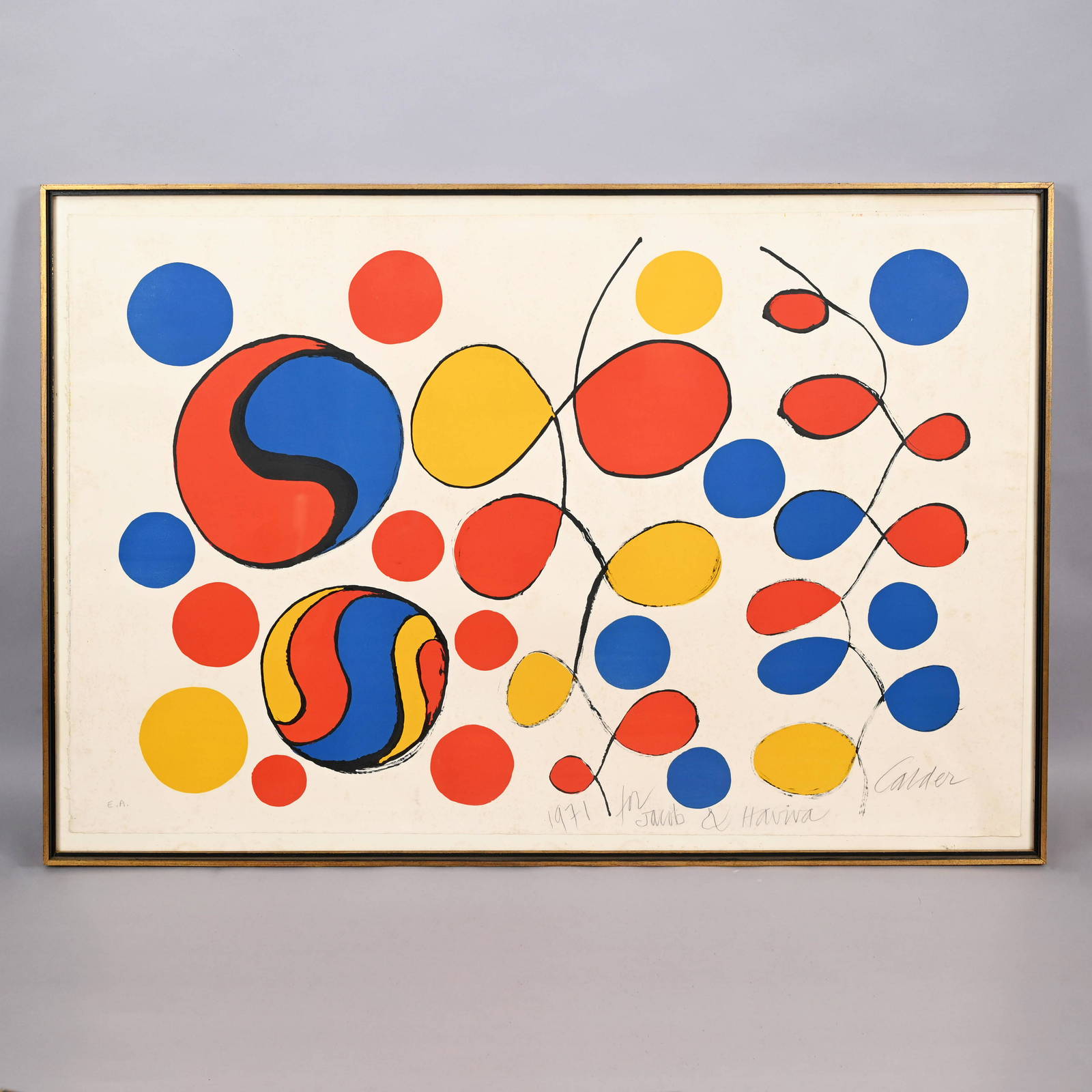 Alexander Calder - Untitled Loops & Yin Yang, 1969 Auction