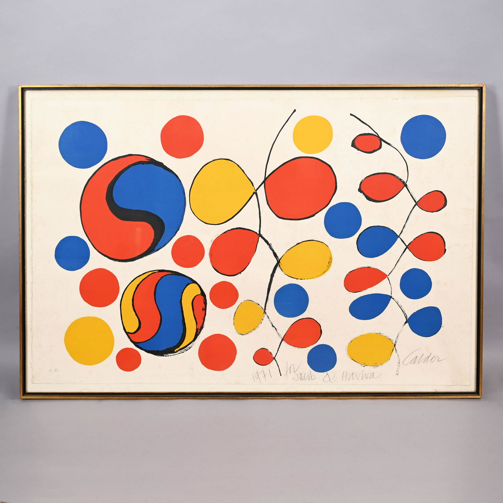 Alexander Calder - Untitled Loops & Yin Yang, 1969 Auction