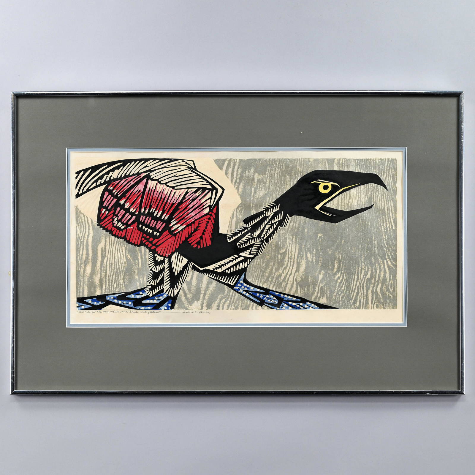 Herbert Solomon Lourie - "hurrah For Red, White.." Auction