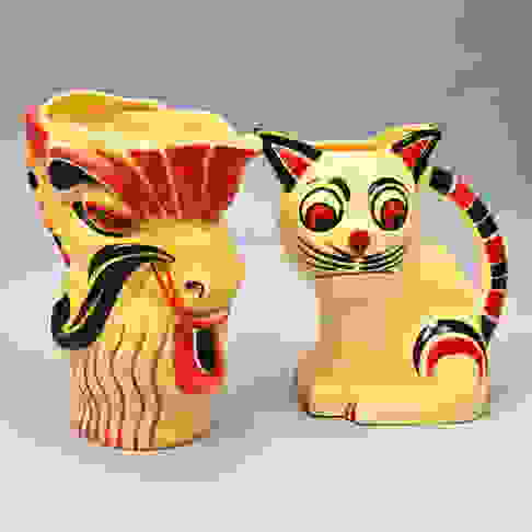 Two Art Deco Goat Pitchers, Ditmar-urbach Auction