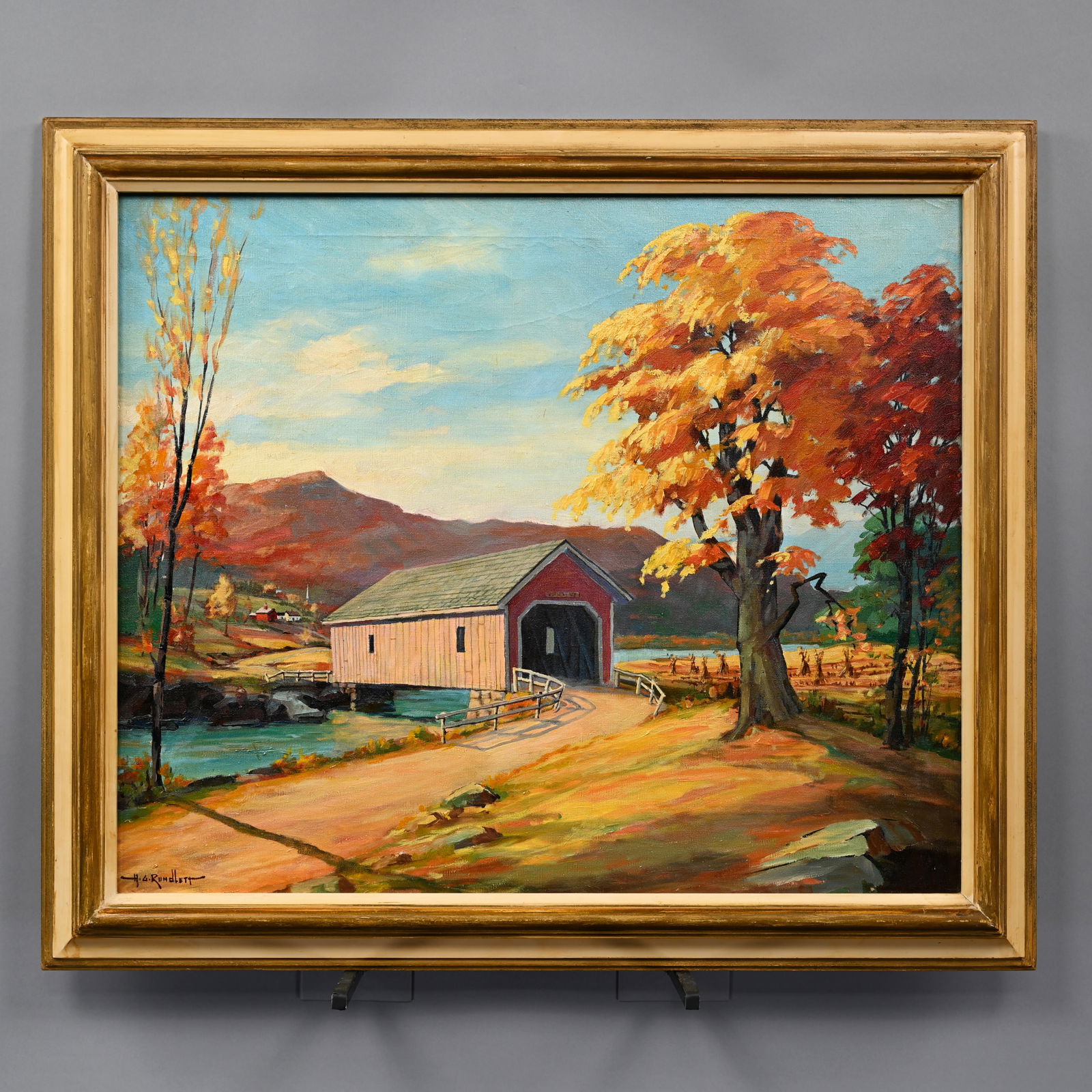 Harold G. Rundlett New England Covered Bridge