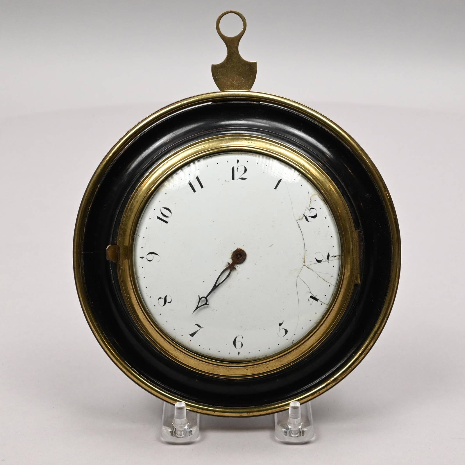Regency Ebonized, Rosewood & Brass Sedan Clock Auction