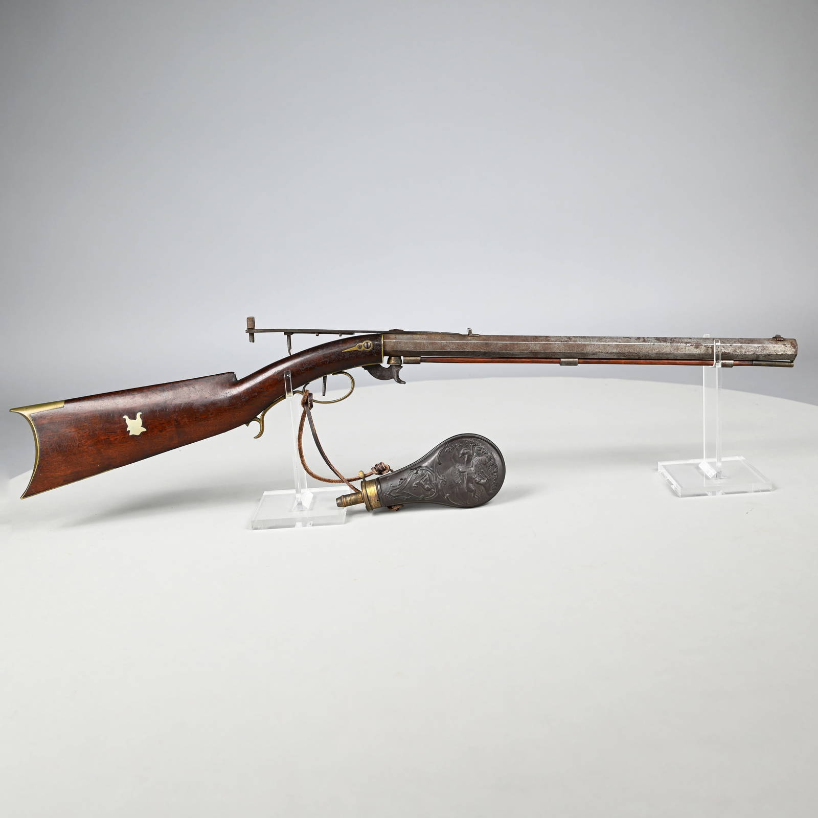 D.h. Hilliard, Underhammer Percussion Buggy Rifle Auction