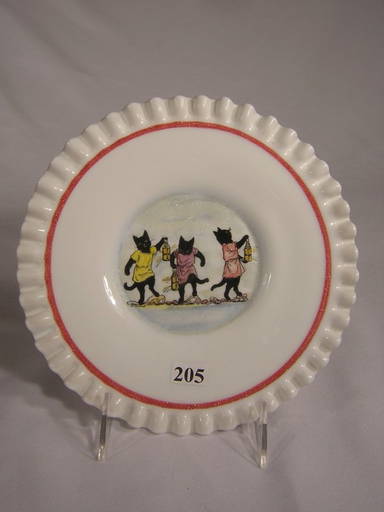 Extraordinary Louise Piper Sample: Milk Glass Hobn