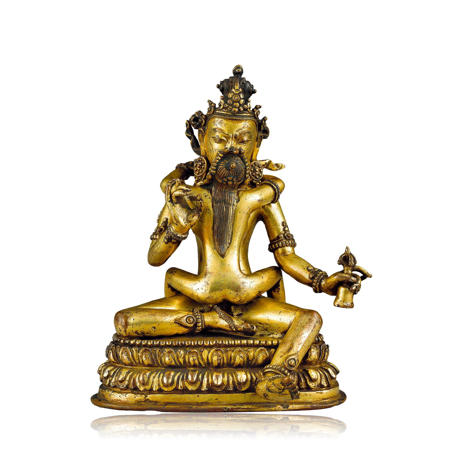 Statuary Of Mahasiddha Tantepa 大成就