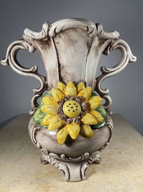 Italian Capodimonte Flower Vase