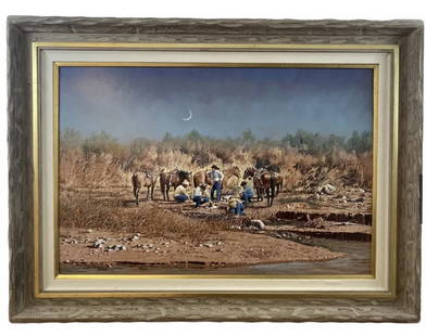 Mountain Man Oil Painting Lawrence Benjamin Porter Painting