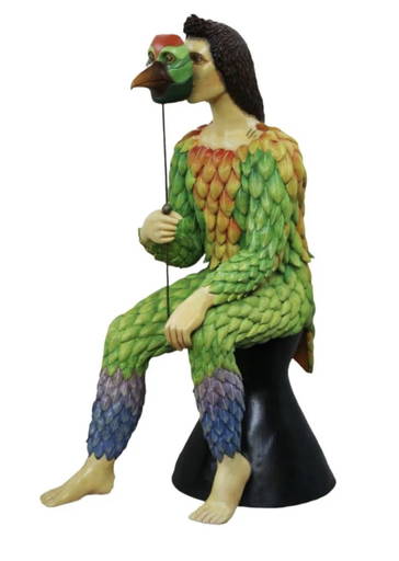 Monumental Bird Man Sculpture by Sergio Bustamante (#0232) on Oct 23 ...