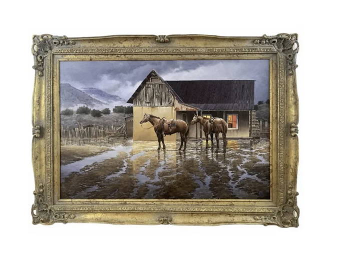 Authentic Oil Painting By Hector Morales