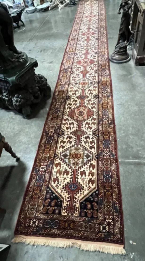 Persian Hand Huge Persian Hand Made Runner Rug Auction