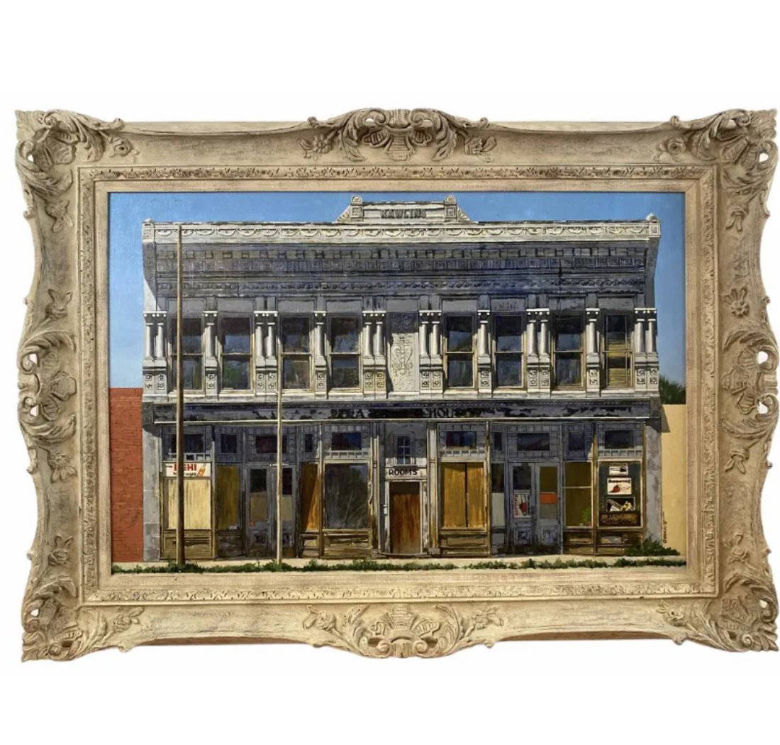 The Rawlins Building By Garriott - Oil On Panel Auction
