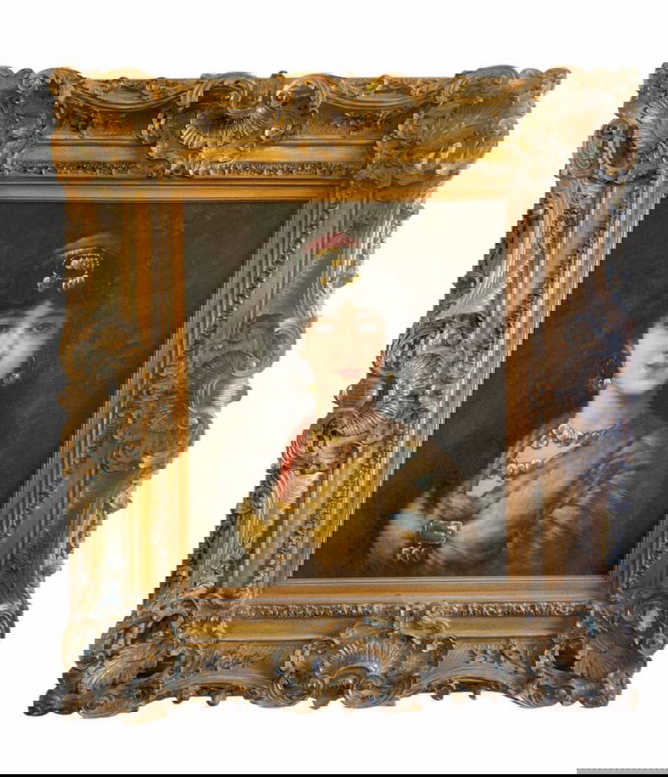 Gypsy Girl Oil Painting Auction